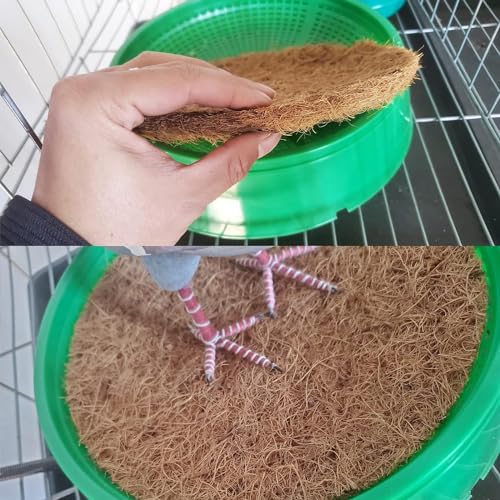 Bird Eggs Mat, 5pcs Bird Nesting Pads, Soft Comfortable Mat with Reed Leaves Material for Small Furry Pets, Wear Resistance Bird Eggs Mat for Birds Pigeons Chickens Bird Breeding Nesting Accessories