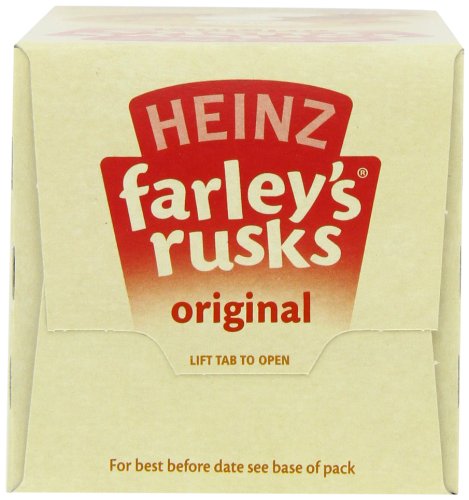 Heinz Farley Rusks, Biscuits For Baby's & Toddlers, 5.3-Ounce Boxes (Pack of 6)