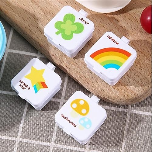 Elykorrne 8 Pack Salad Dressing Container To Go, Small Condiment Containers with Lids, Reusable Sauce Containers, Plastic Condiment Cup, Leak-proof for Lunch Bento Box Kids