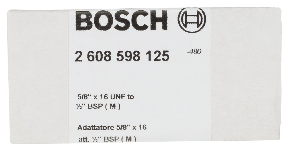 Bosch 2608598125 Adapter For Diamond Drill Bit 5/8"