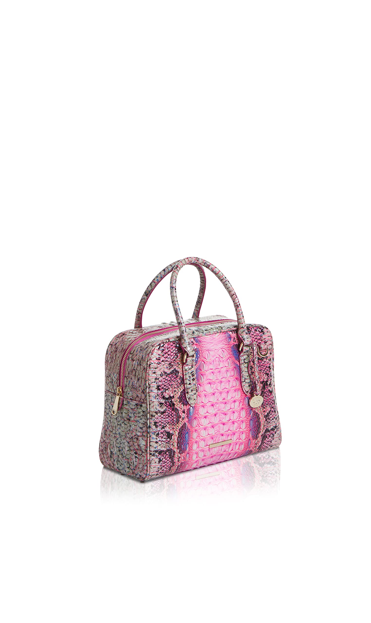 BRAHMIN Pink Cobra Ombre Melbourne Marissa