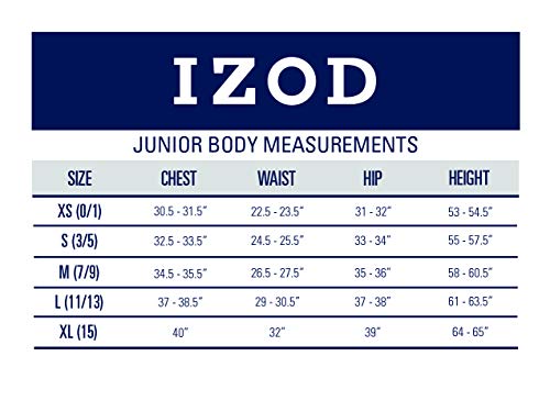 IZOD womens Uniform Stretch Jegging Leggings, Navy, X-Large US