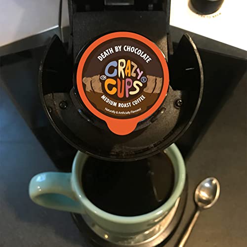 Crazy Cups Flavored Coffee Pods Variety Pack With Unique Flavors And No Duplicates, Fits All Keurig K Cups Coffee Makers -Great Coffee Gift, Flavored Coffee, , 30 Count