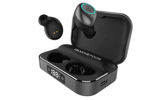 Earcrafts Wireless Earbuds - 120 Hours Playtime in Ear Bluetooth Headphones with Microphone, TWS, Smart Touch Control IPX7 Waterproof, Great Sound, Ideal for Sport
