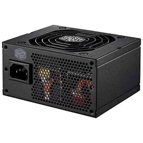 Cooler Master V 1100 SFX Platinum, UK Plug - 80 Plus Platinum, Fully Modular Power Supply Unit, Fits Mini-ITX to ATX Cases, Full ATX 3.0 Support, Quiet 92mm FDB Fan, 10-Year Warranty - 1100W
