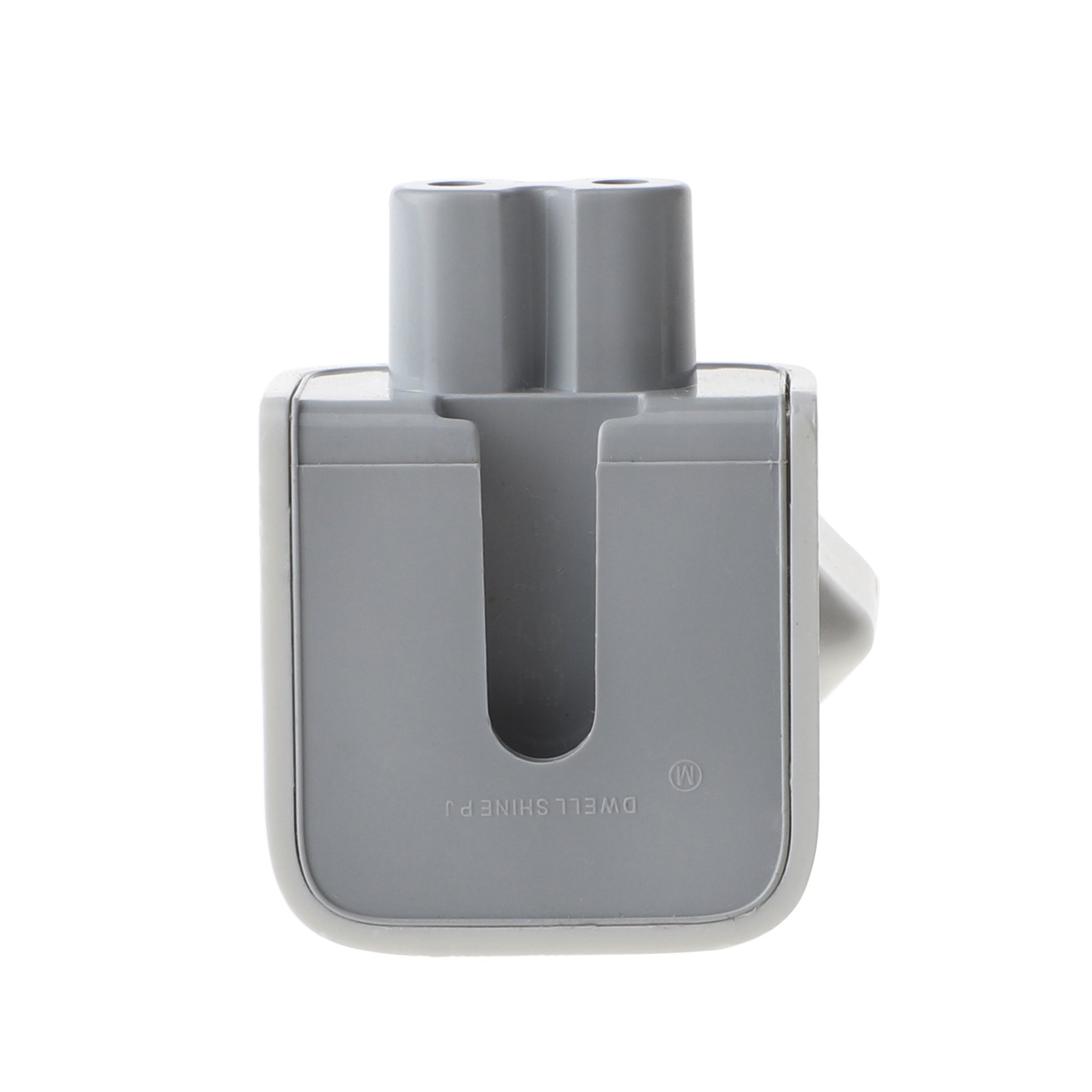 WOVTE Europe Plug Converter Travel Charger Adapter for Apple iBook MacBook White Pack of 2