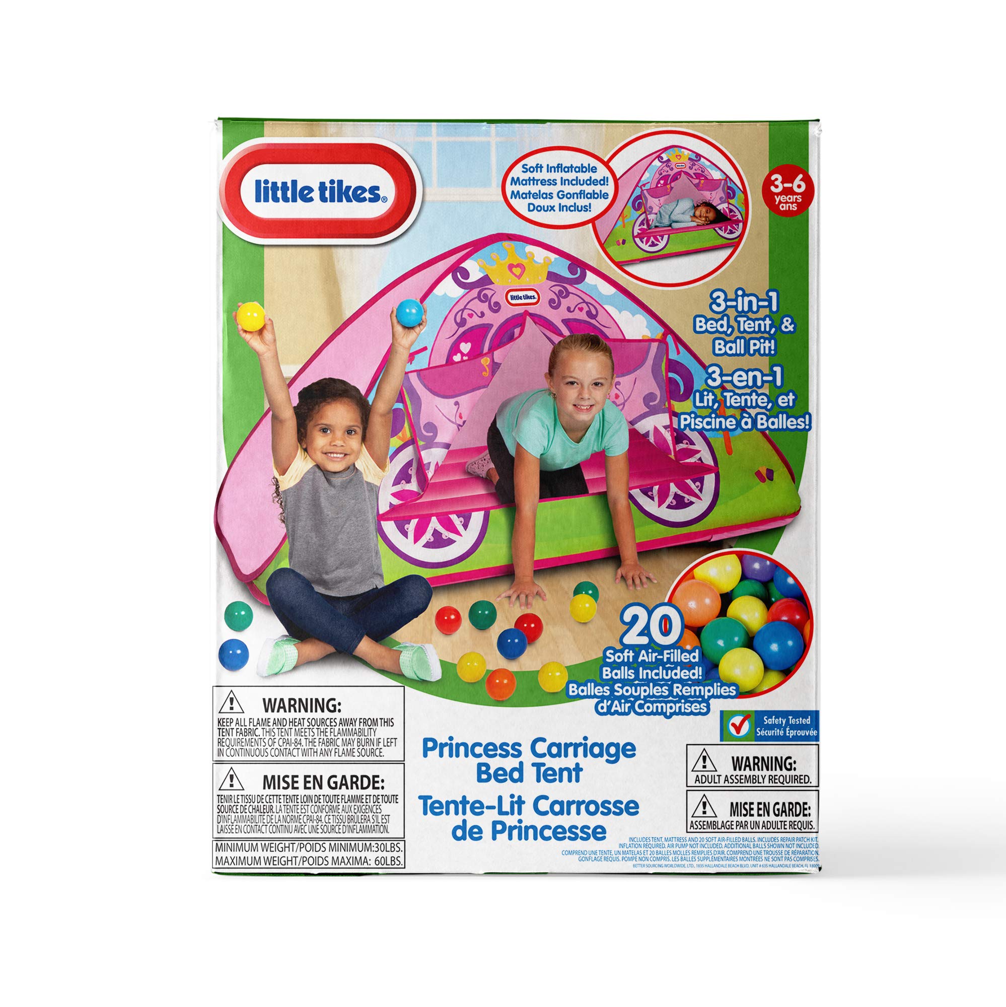 Little Tikes Enchanted Princess Carriage Bed Tent