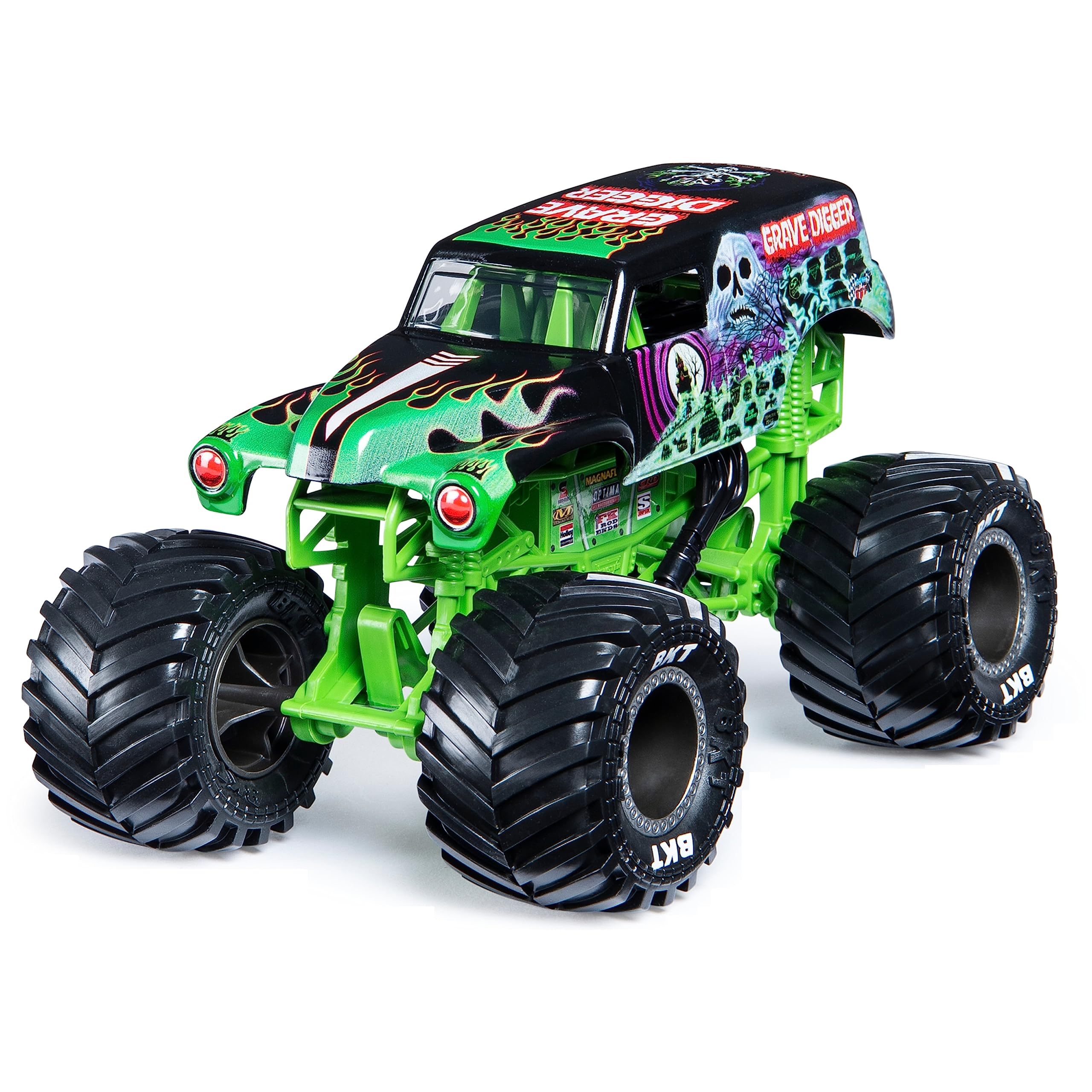 Monster Jam, Official Grave Digger Monster Truck, Die-Cast Vehicle, 1:24 Scale