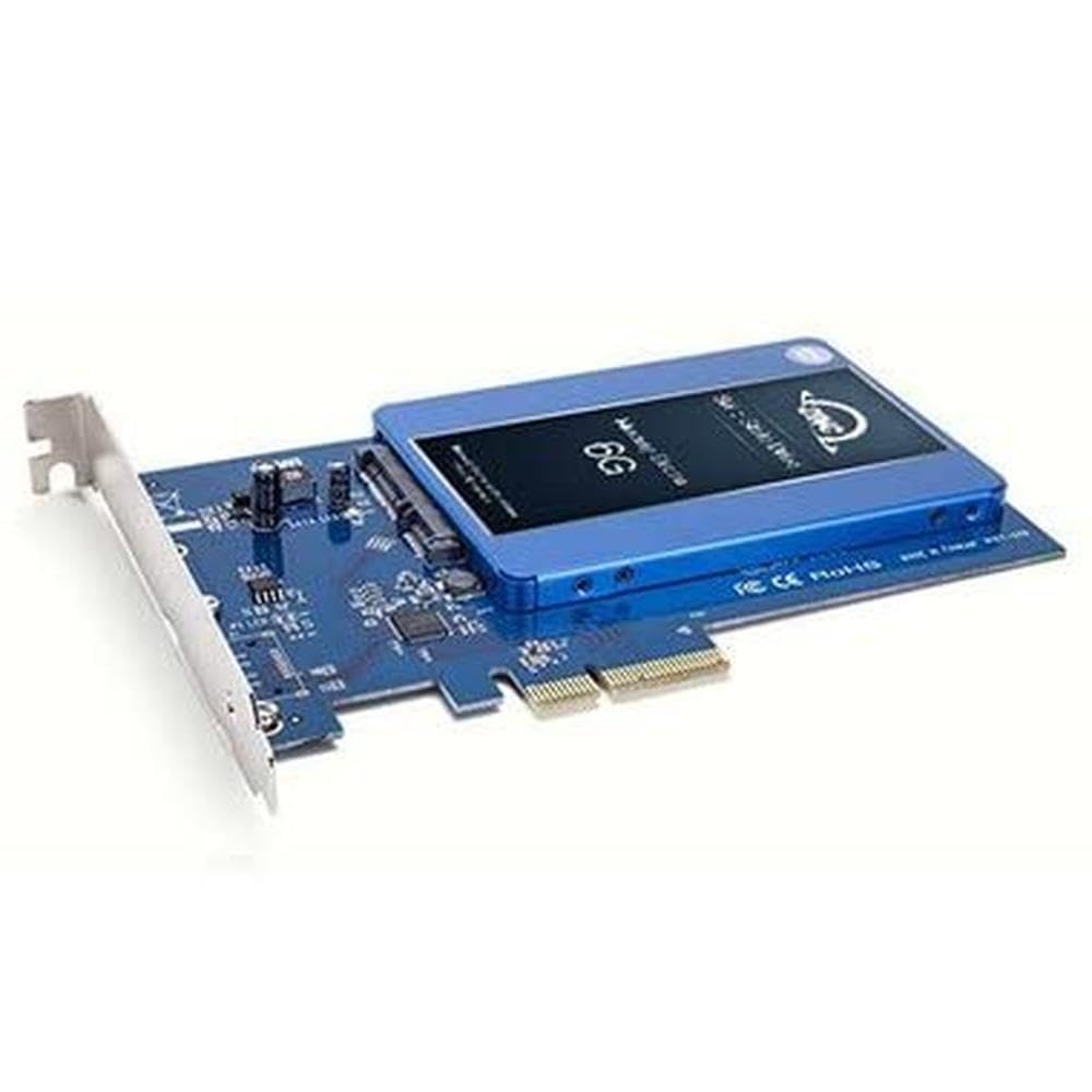 OWC Accelsior S PCIe Adapter for 2.5-inch SATA 6G Expansion Card Compatible with Mac Pro (2006-2012), Mac Pro 2019 and PC Towers