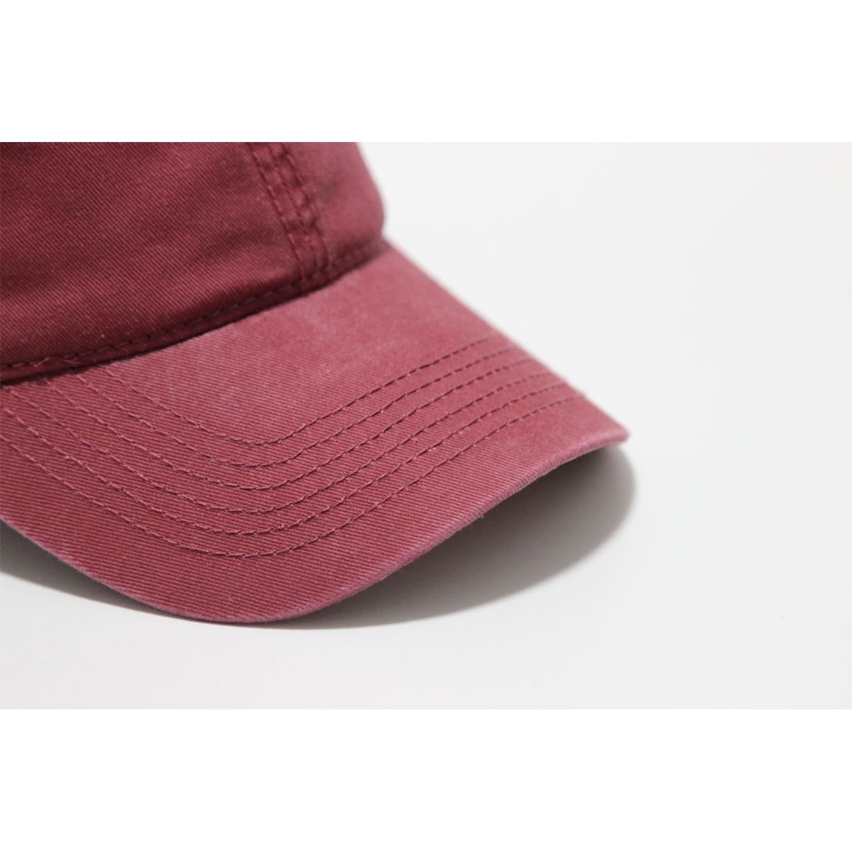 Baseball Sun Hats Summer Vintage Washed Distressed Baseball Cap Dad Golf Hat for Men Women Pink