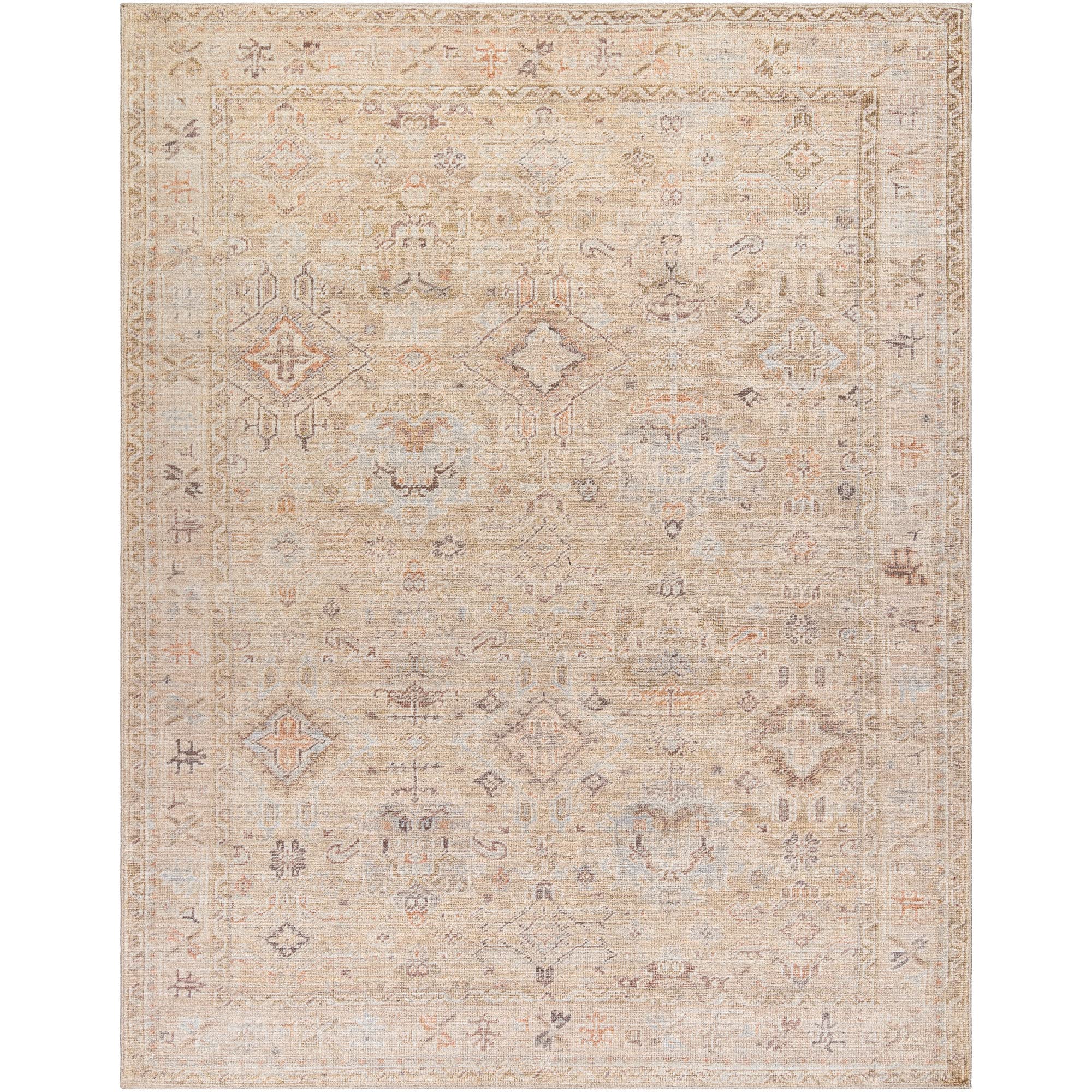 Livabliss x Becki Owens Marlene Vintage Medallion Area Rug, 7'10" x 10', Cream