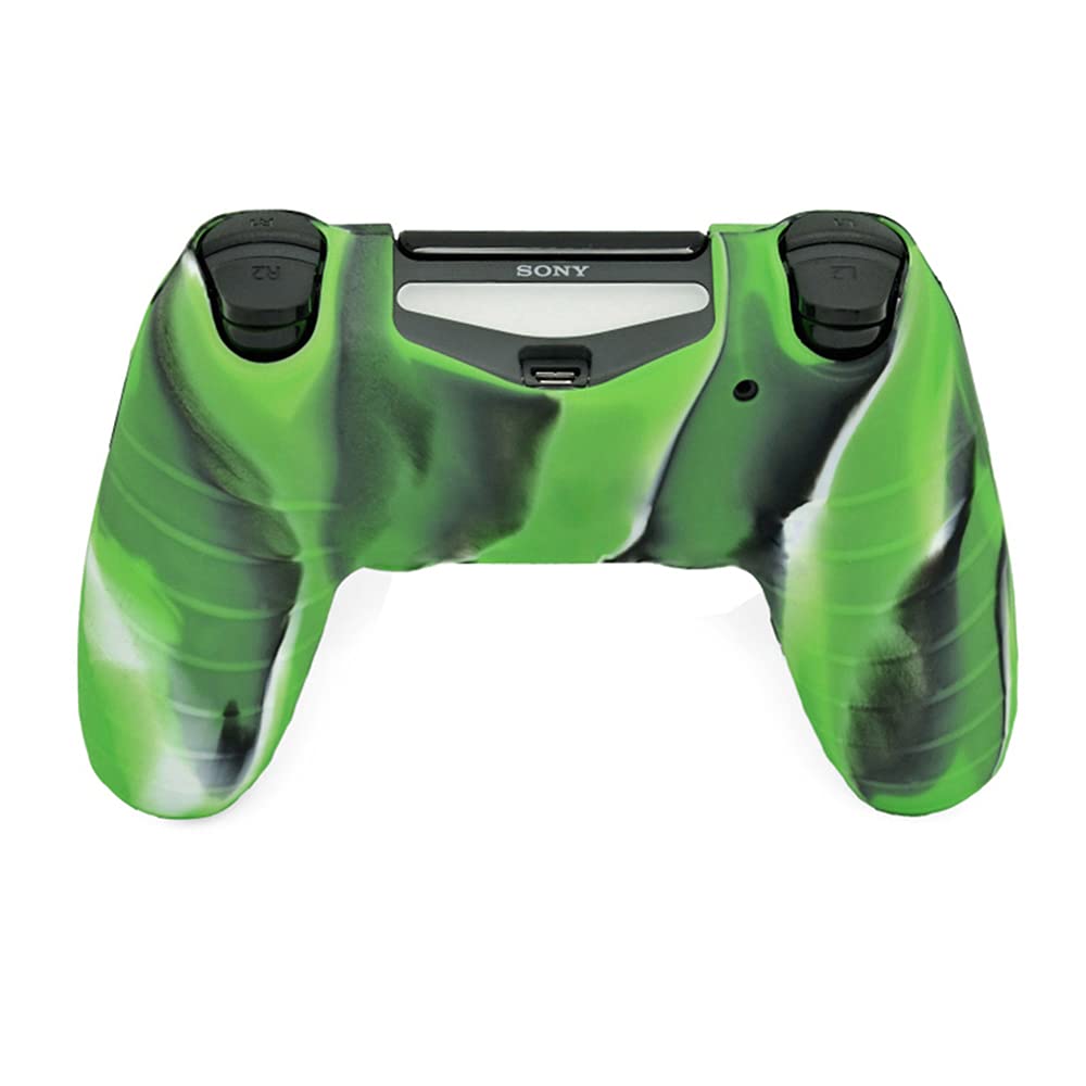 OSTENT Protective Silicone Gel Soft Case Cover Pouch Sleeve for Sony PlayStation 4 PS4 Controller Color Light Green