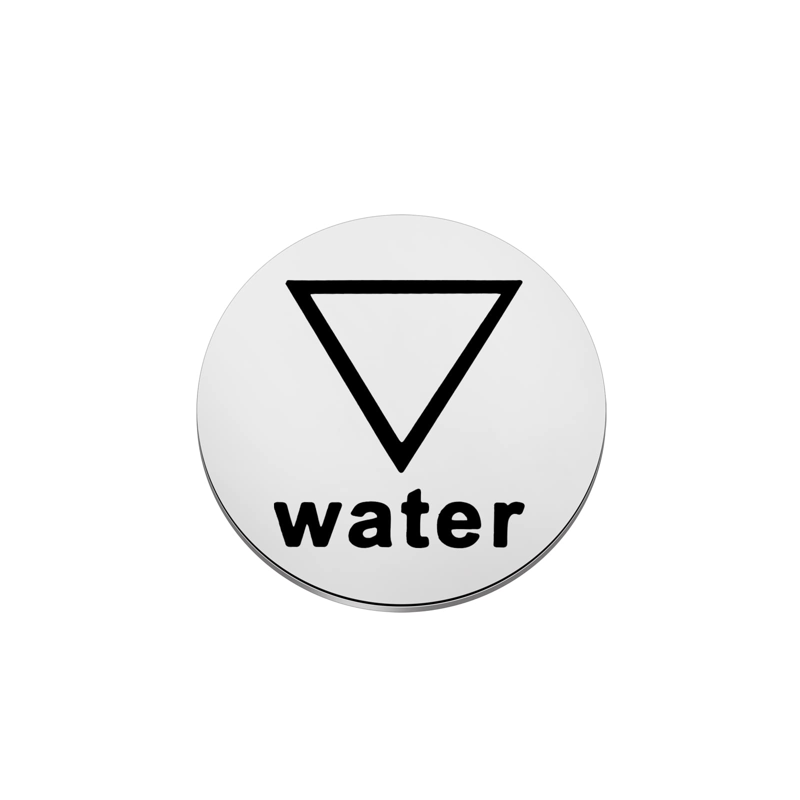 CENWA Alchemical Token Four Element Symbols Token Fire Earth Water Air Symbol Triangle Symbol Token (water token)