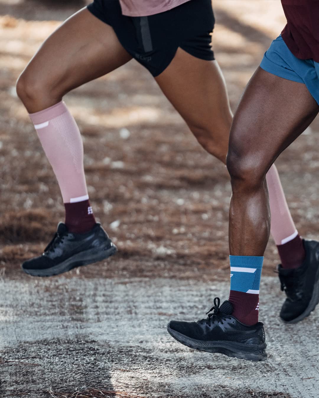 CEP The Run Socks Mid Cut 4.0, Violet/Black, Men, IV