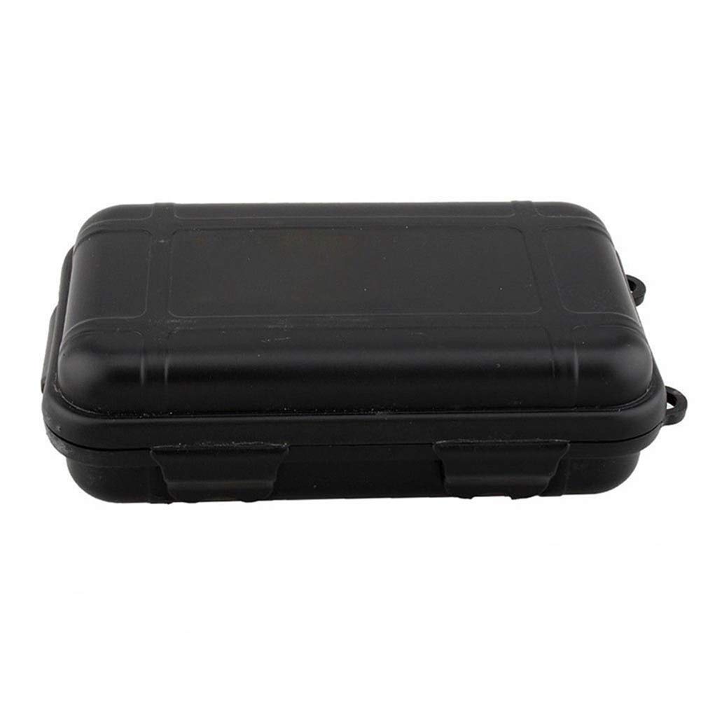 bjlongyi Outdoor Tool Storage Box,Container Shockproof Waterproof Survival Gear Travel Supplies Army Green