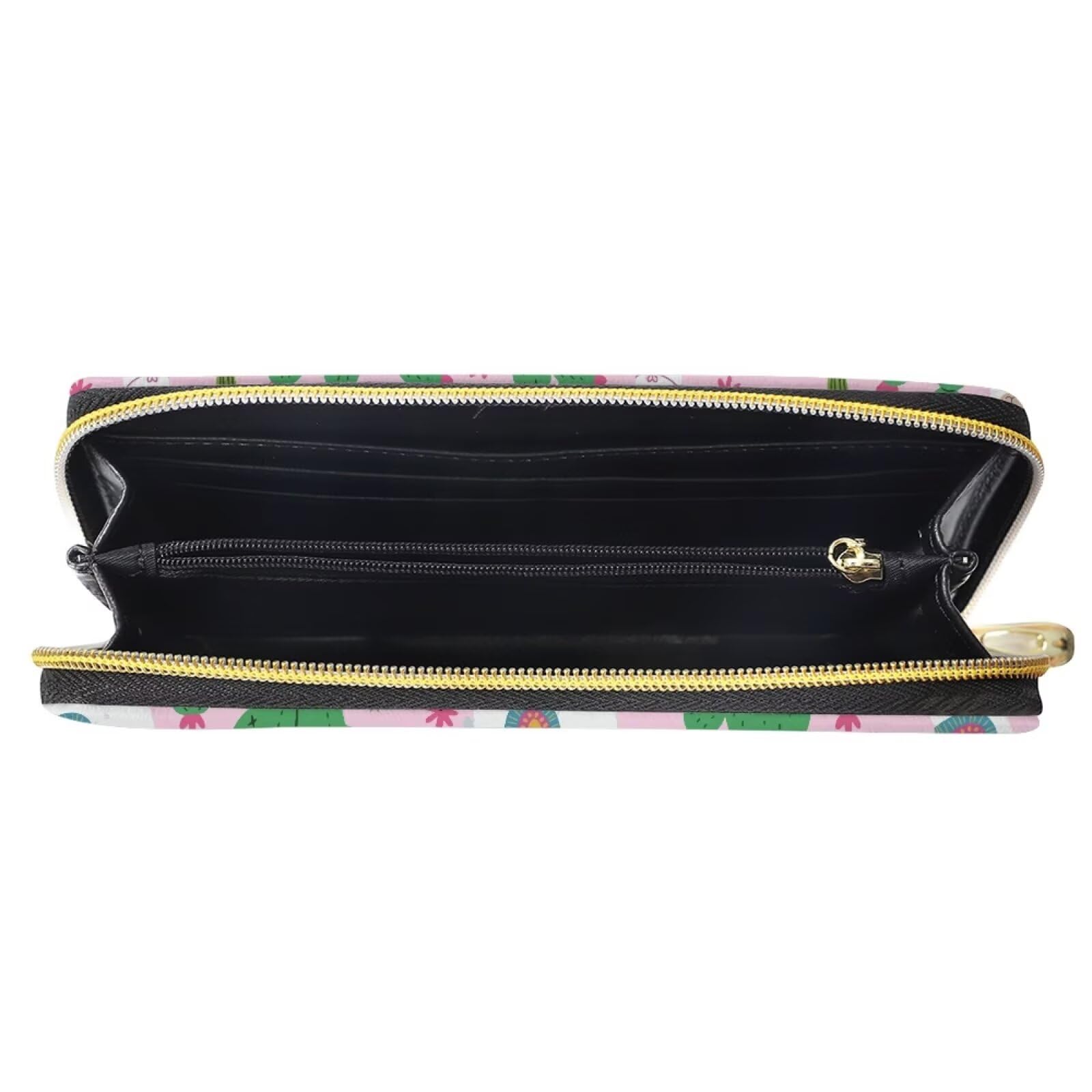 Mumeson Women RFID PU Leather Zip Around Wallet Corgi Print Clutch Travel Purse