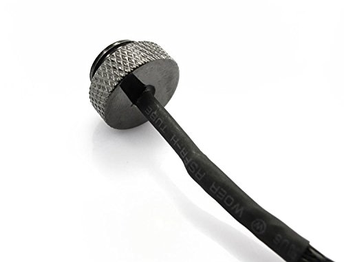 XSPC G1/4" Plug with 10k Sensor, Black Chrome