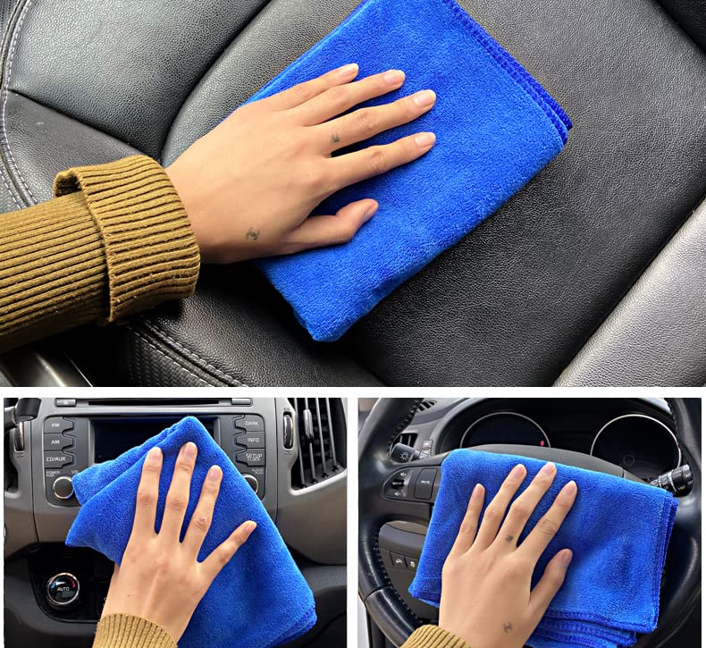 Hainomelon Professional Microfiber Drying Towel-1Pack, Premium Drying Towel, Scratch-Free, Strong Water Absorption Drying Towel for Cars, SUVs, Motorcycle, Trucks, and Boats