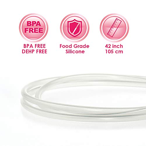 Maymom Pump Parts Compatible with Spectra S2 Spectra S1, 9 Plus Pump Not Original Spectra Pump Parts Replace Spectra S2 Accessories and Spectra Flange. Inc Flange Backflow Protector Tubing (24mm)