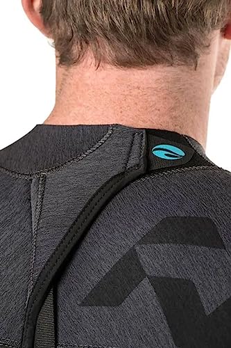 BARE 2MM Revel Men's Shorty Wetsuit | Combines Comfort and Flexibility | Made from a Blend of Neoprene and Laminate | Designed for All Watersports Including Scuba Diving and Snorkeling | Grey - 2XL