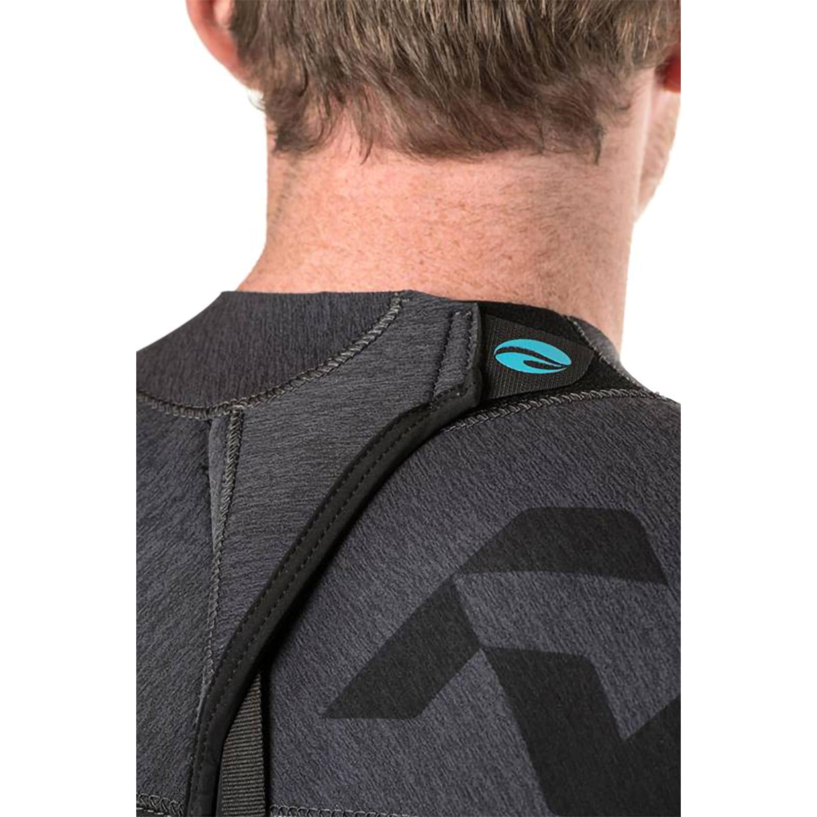 BARE 3/2MM Revel Men's Full Wetsuit | Combines Comfort and Flexibility | Made from a Blend of Neoprene and Laminate | Designed for All Watersports Including Scuba Diving and Snorkeling | Grey - M