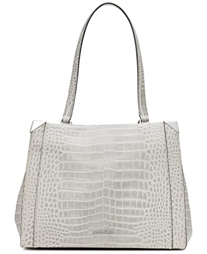 Calvin Klein Fern Triple Compartment Tote, Fawn Croco