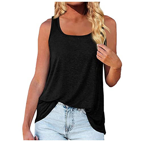 for Female Summer Coat Relaxed Bivouac Tee Button Fly Lounge Pliable Sleeveless Garment Button Up Comfortable Black