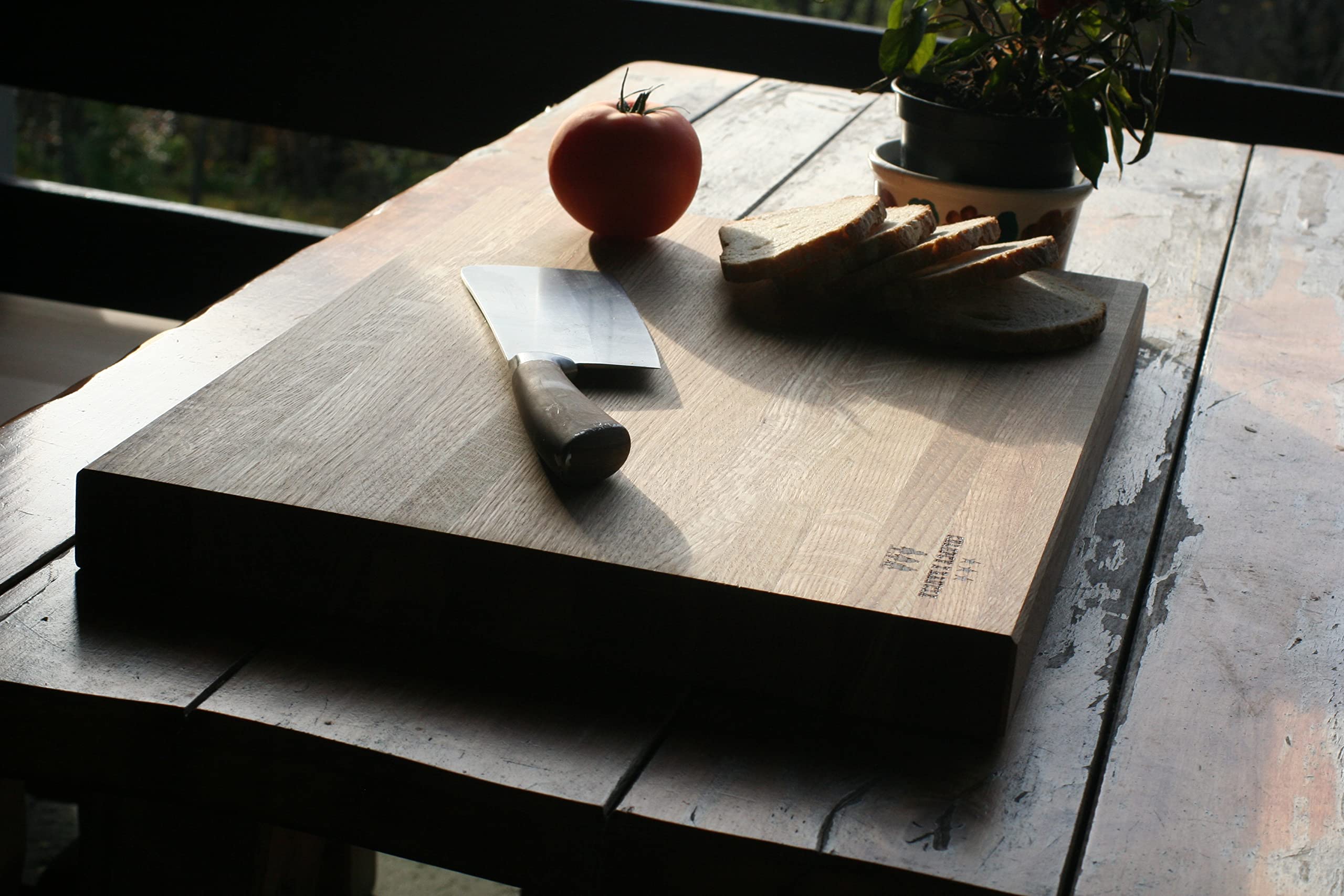 Chopping Board Cutting Board Kitchen Cutting Tray Meal Prep Tray Wooden Cutting Board Kitchen Board Oiled Wood Snack Serving Tray 20 x 14 x 1,6 Inches