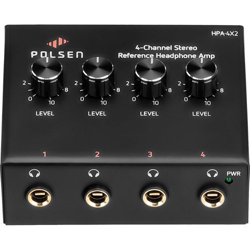 POLSEN HPA-4X2 4-Channel Stereo Reference Headphone Amplifier