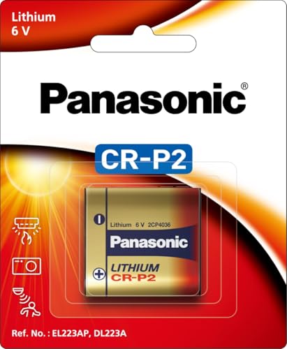 Panasonic Lithium 6V Photo Power Battery CR-P2 CRP2