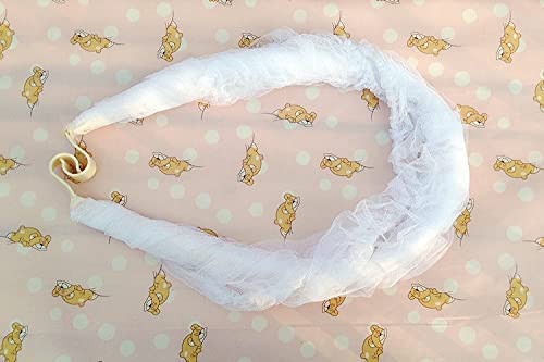 Crib Rail Cover Arched Baby Tent Netting Durable Baby Outdoor Stroller Flexible Canopy Net (40")