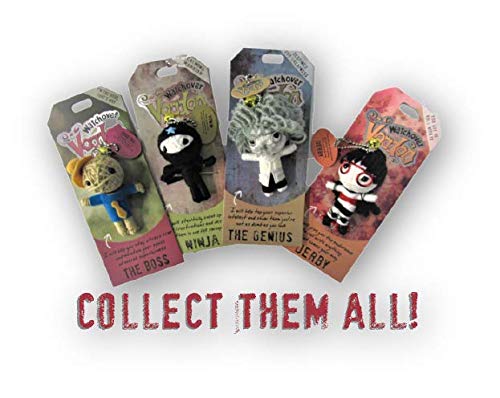 Watchover Voodoo - String Voodoo Doll Keychain β Novelty Voodoo Doll for Bag, Luggage or Car Mirror - Baller Voodoo Keychain, 5 inches