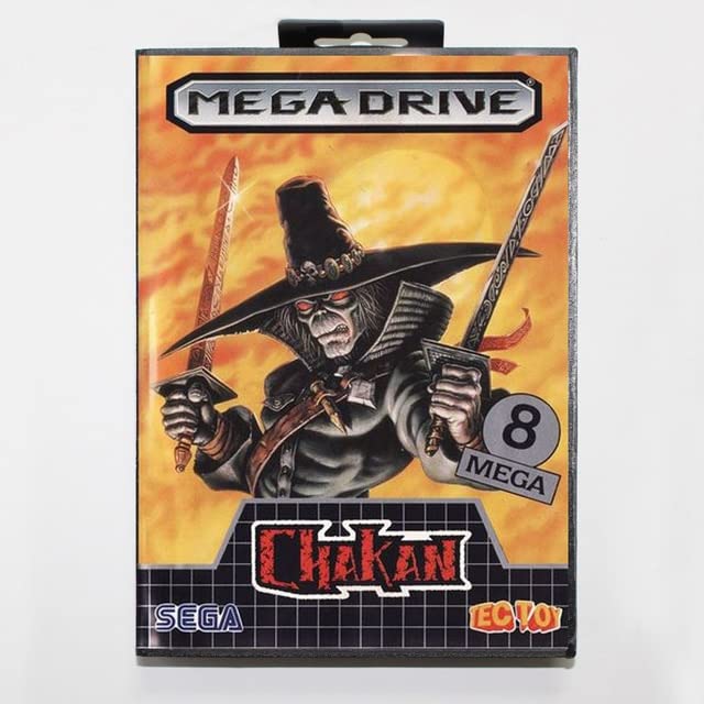 Chakan Game Cartridge 16 Bit MD Game Card With Retail Box For Sega Mega Drive For Genesis (BR Box)