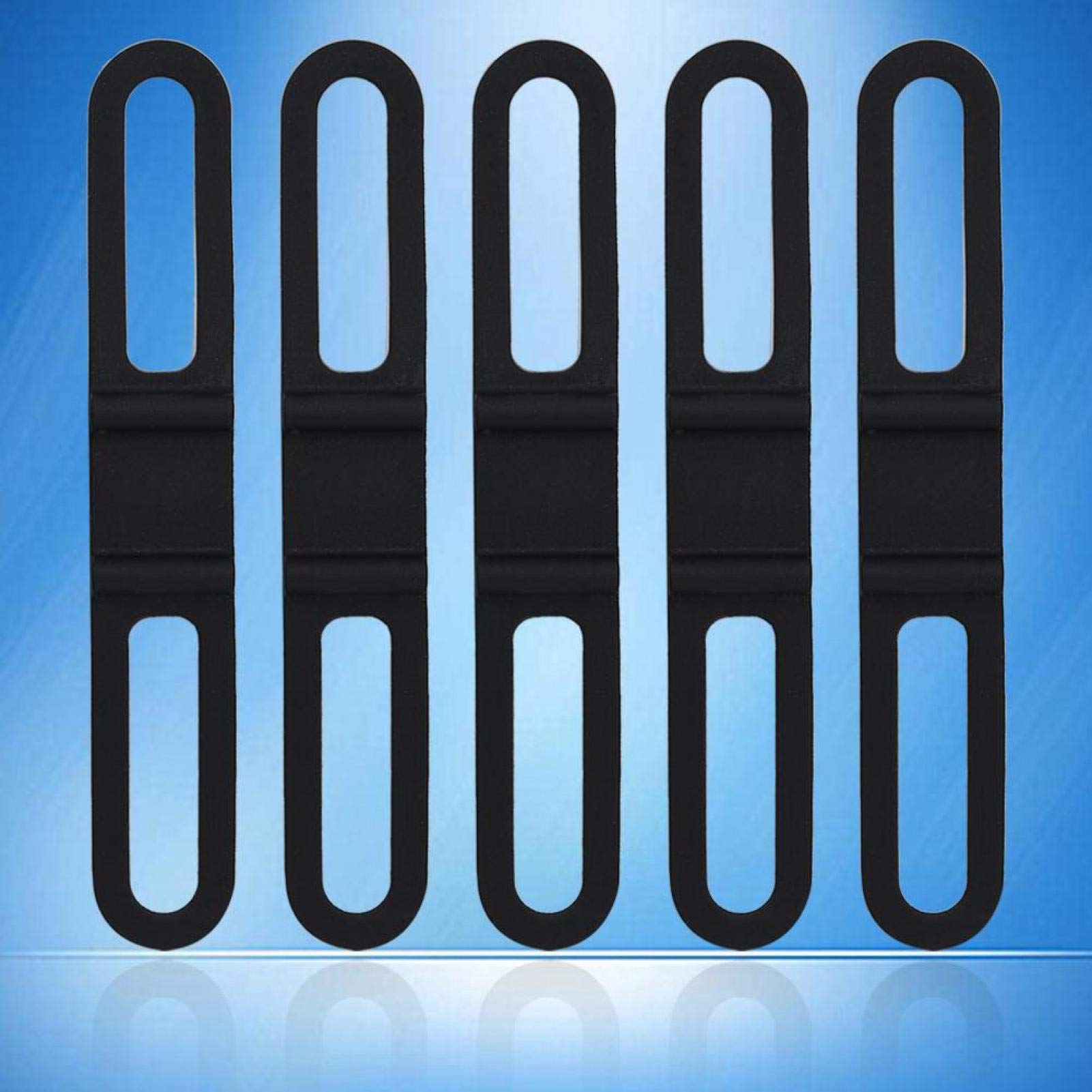 Bike Light Replacement Mount,Pack of 5 ycle Silicone Band,Elastic Rubber Strap Tie Flashlight Holder Bandage Bike Cycling Handlebar Mount Holder Strap Fixing Bandage Belt Ycle Silicone Band Holder