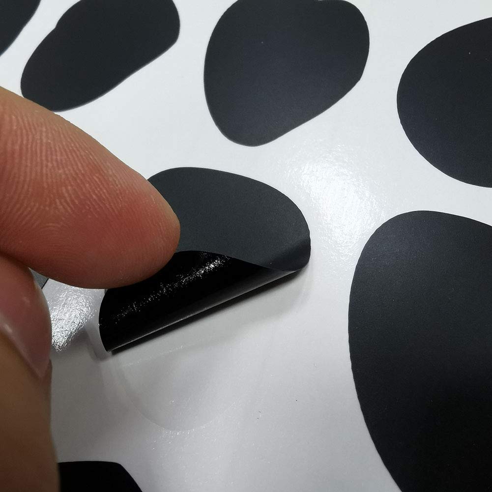 Black Irregular Dots Wall Decal Minimalist Geometric Decal for Kids Bedroom Classroom Decoration(256pcs Dots Sticker)