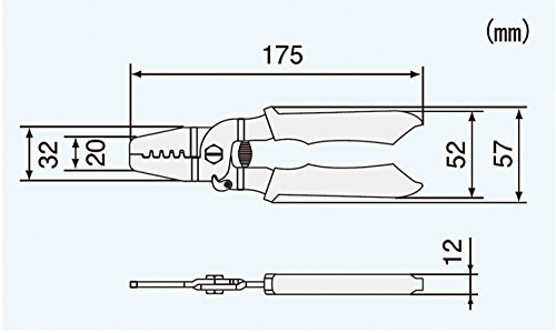 Engineer Precision Crimping Pliers for Open Barrel Terminals PA-09