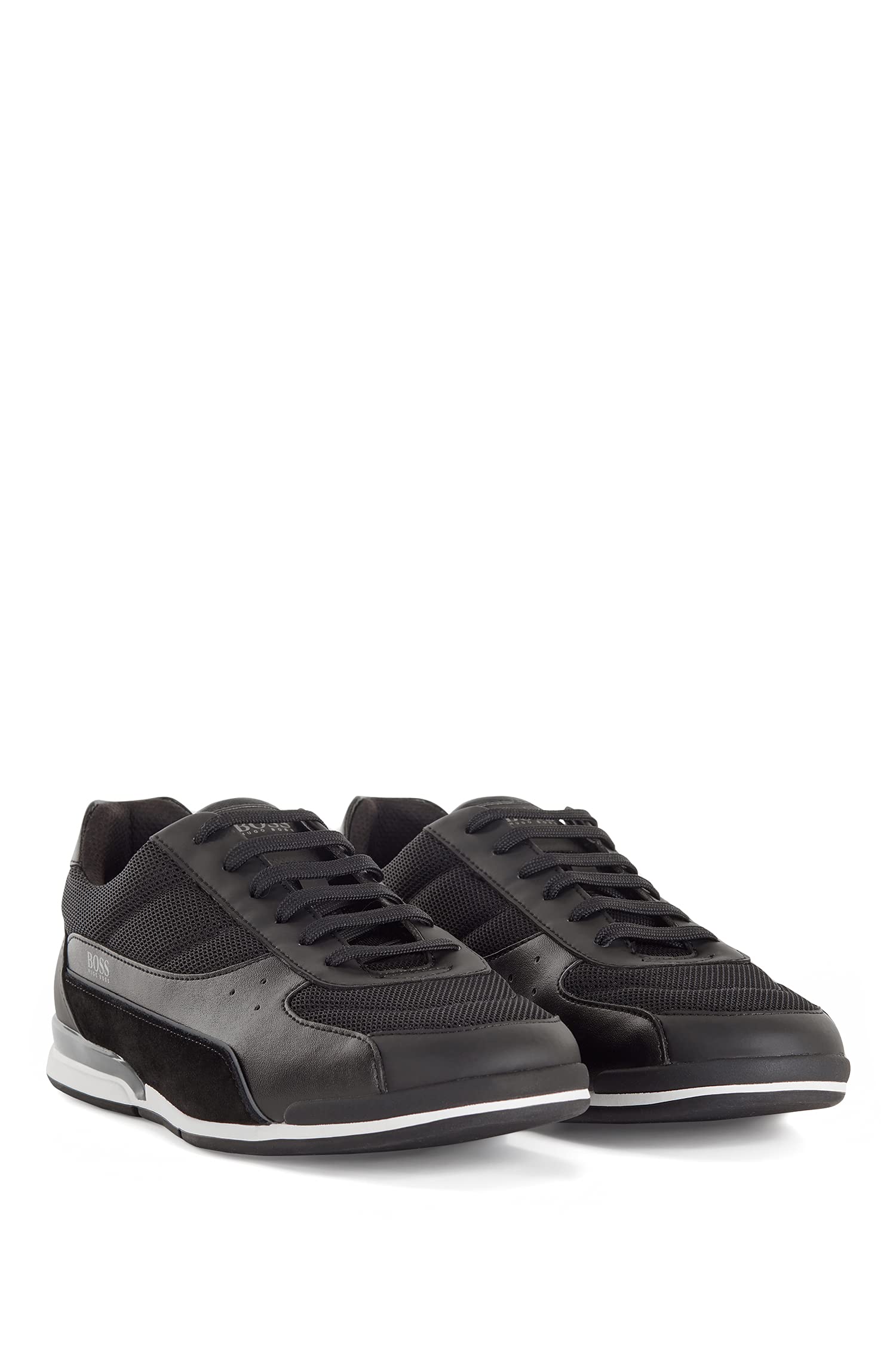BOSS Men's Sneaker, Black 1, 11