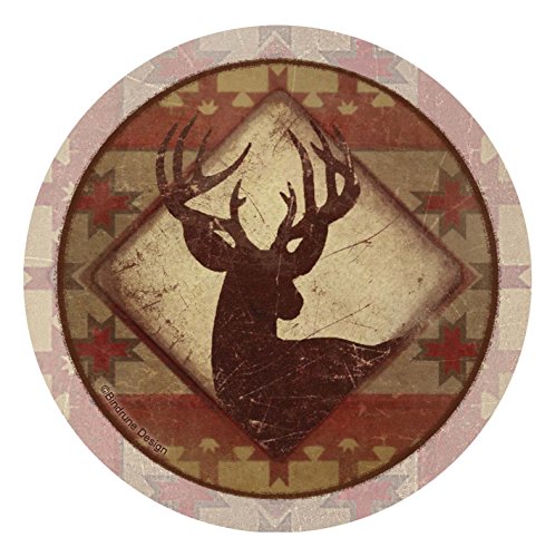 Thirstystone Stoneware Coaster Set, Deer Lodge