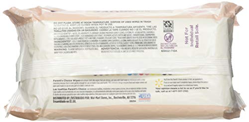 Parents Choice - Baby Wipes - Shea Butter - 3 Packs of 80