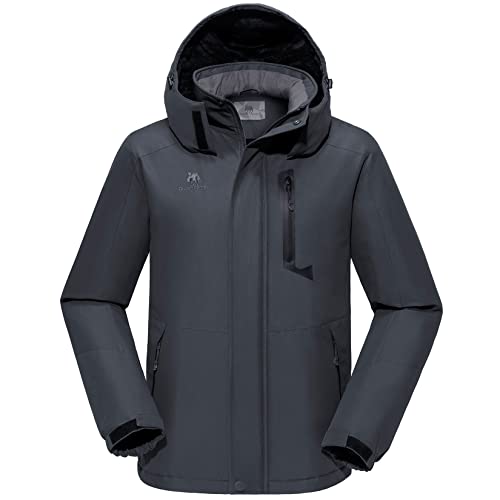 GOLDEN CAMEL Men's Winter Jacket Windproof Ski Snow Jacket Waterproof Thicken Parka Rain Jacket Warm Puffer Coat