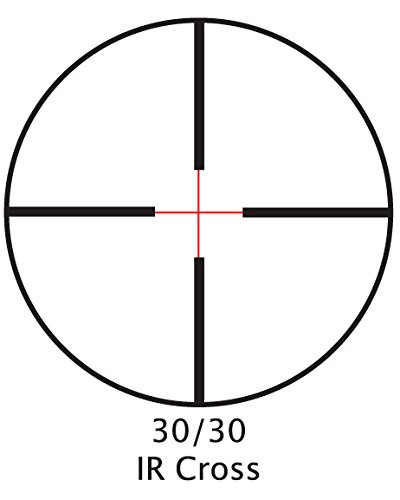 BARSKA AC12581 Huntmaster Scope 4x32 with Rings Crosshair 30/30 Reticle