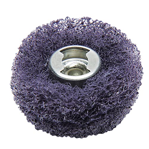 Dremel 512E EZ Lock Fine Grit Finishing Abrasive Buffs, Pack of 2 , Silver