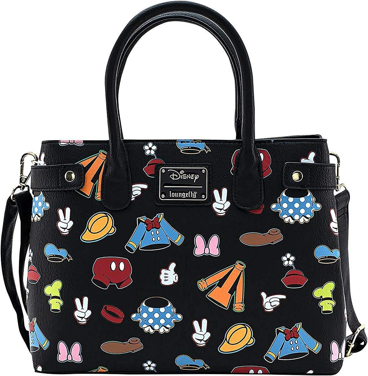 Loungefly x Disney Classic Character Clothing Crossbody Purse (One Size, Multi)
