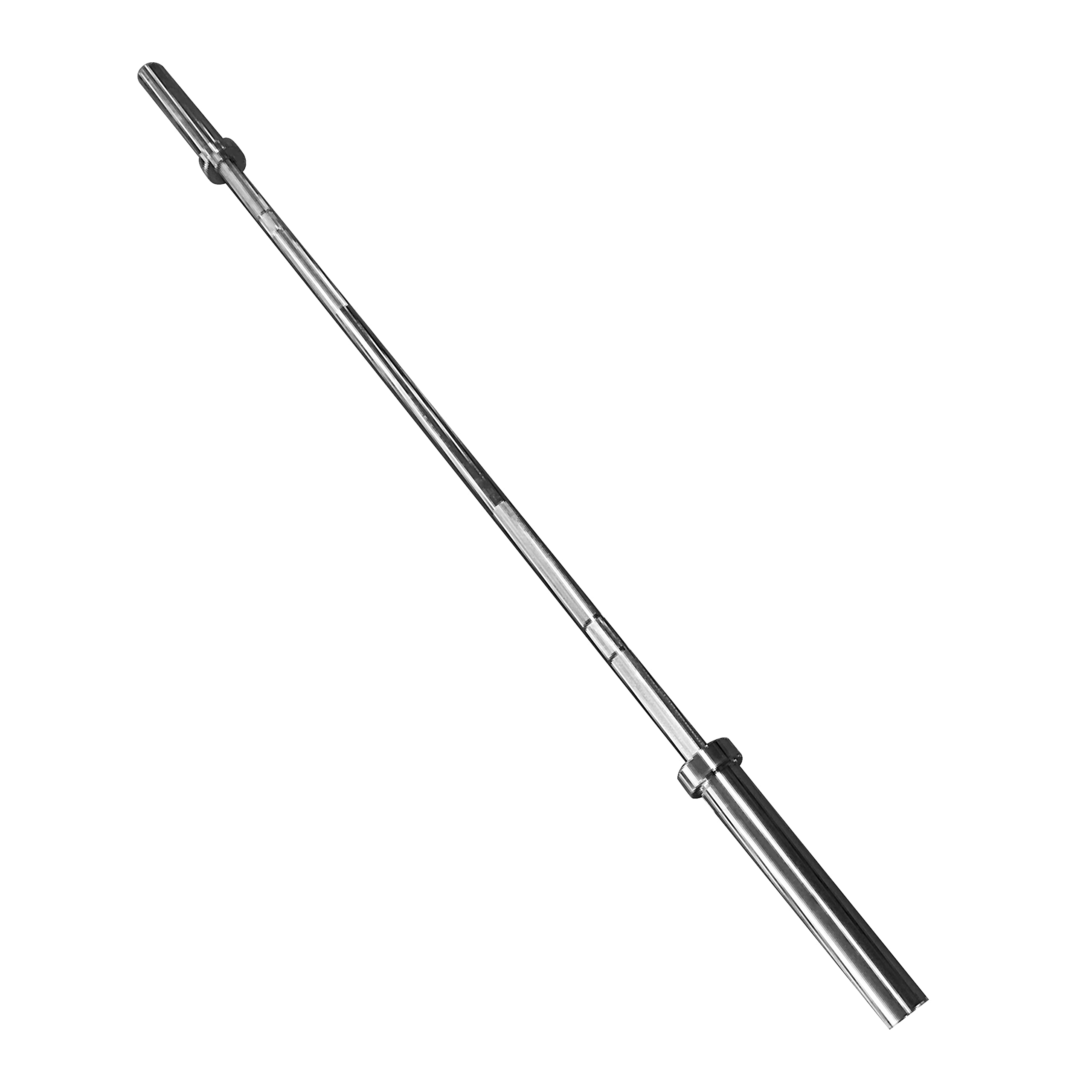 Cap 2" Olympic Solid 6 ft Bar, Bronze Bushings, Black
