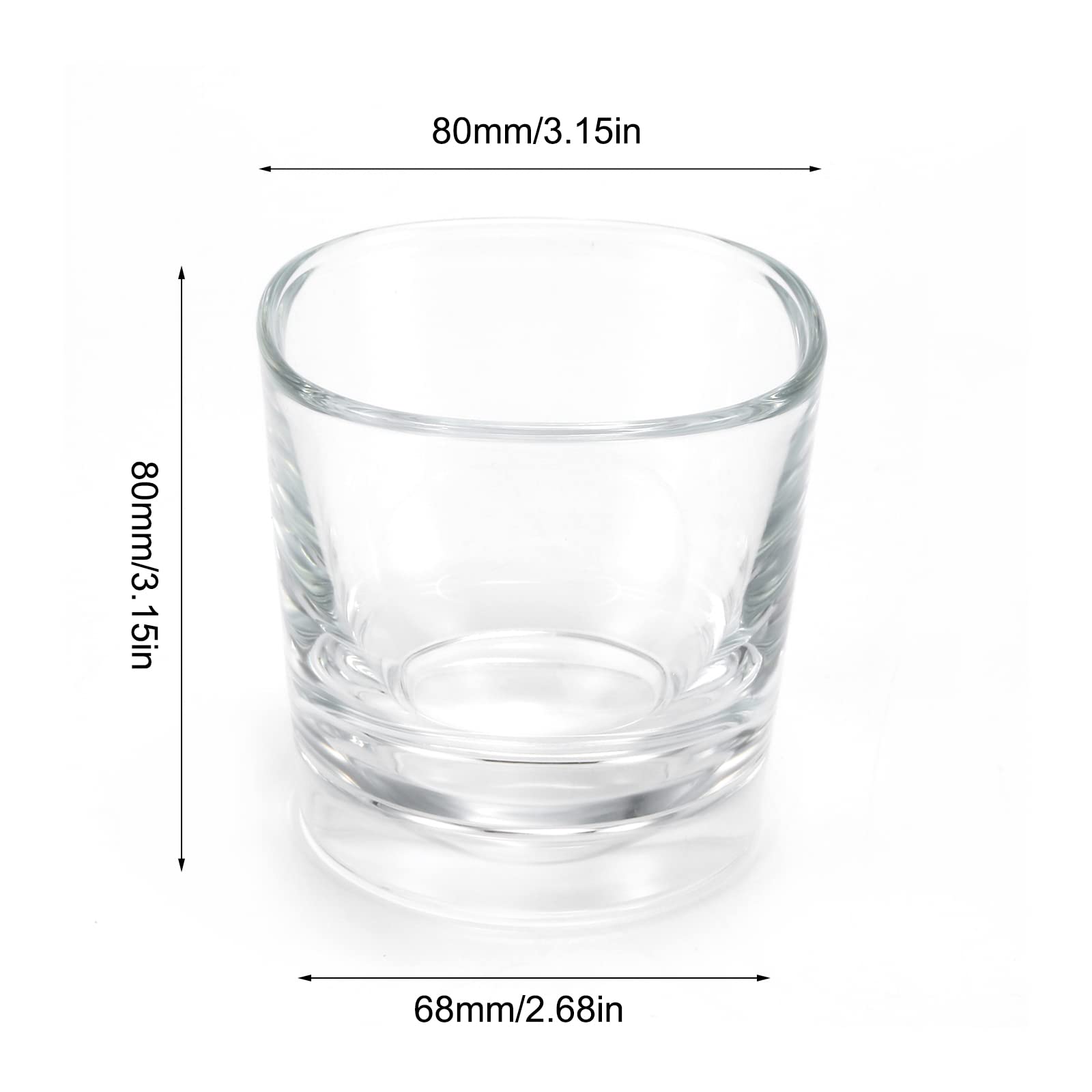 Generic Charger Glass Cup for Philips Sonicare Diamondclean Toothbrush, Replacement for HX93 HX99 Series Charger Glass, Compatible with HX9331 HX9332 HX9352 HX9362 HX9392 Charging Base (Transparent)