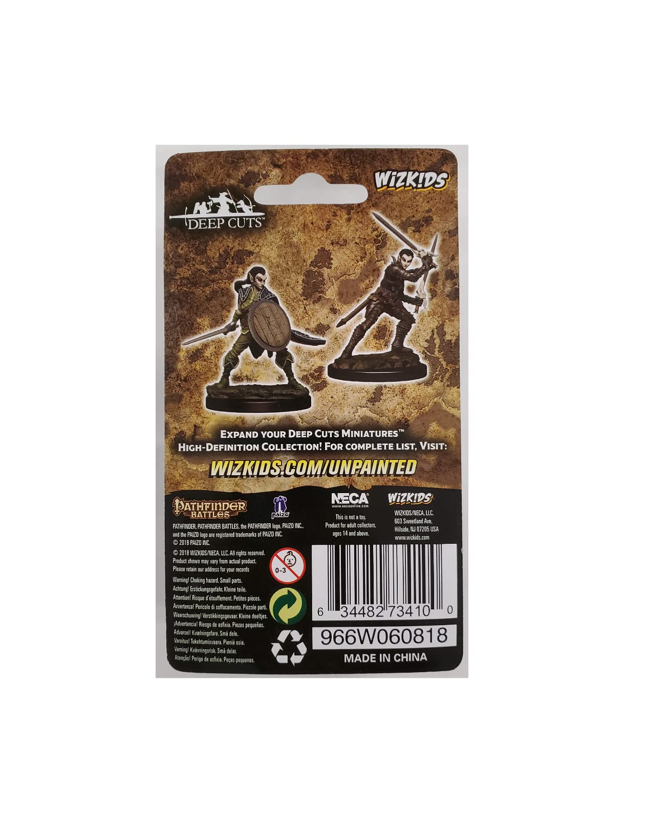 Pathfinder Deep Cuts Unpainted Miniatures: Wave 6: Elf Female Fighter