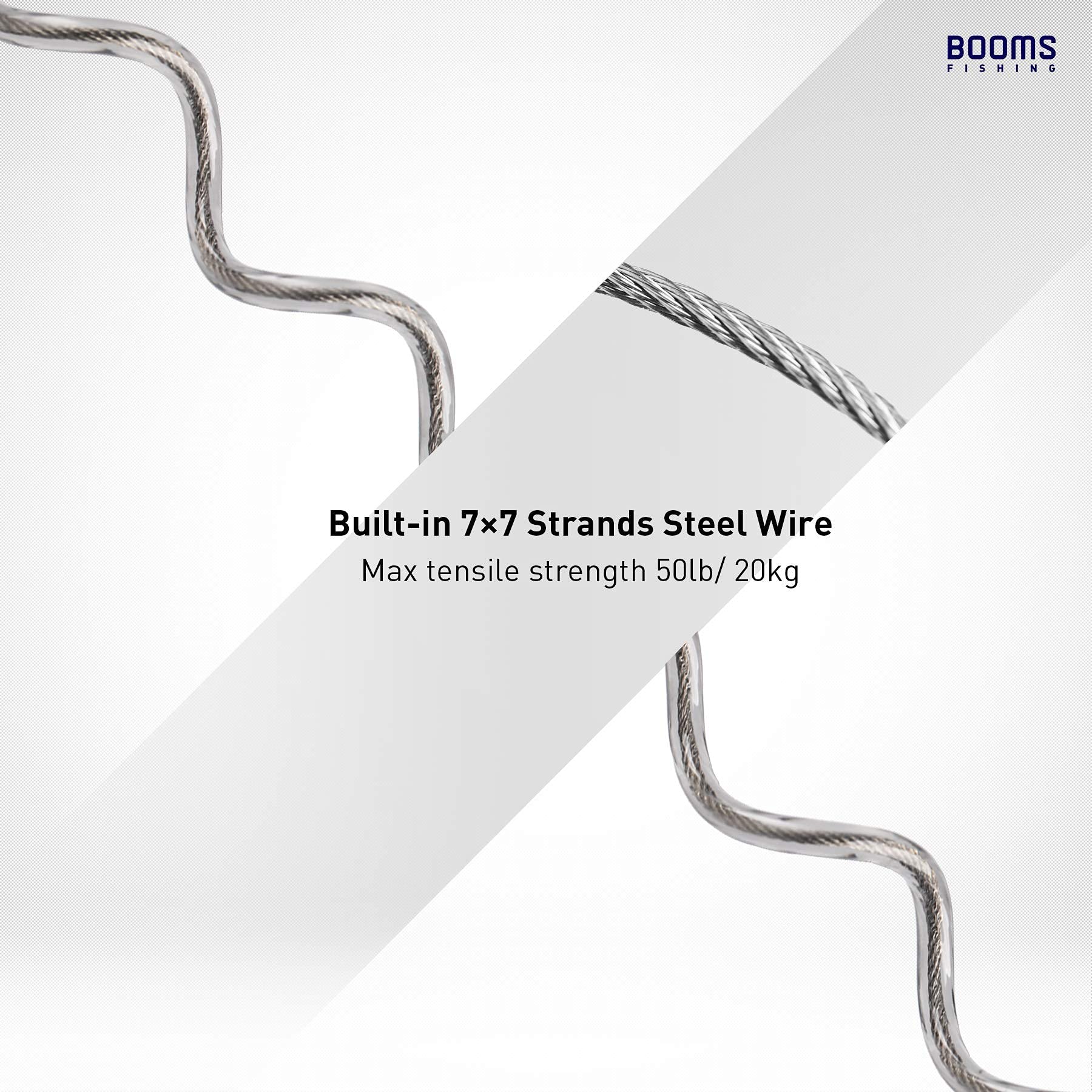Booms Fishing T02 Heavy Duty Coil Lanyards and T04 Tool Lanyards