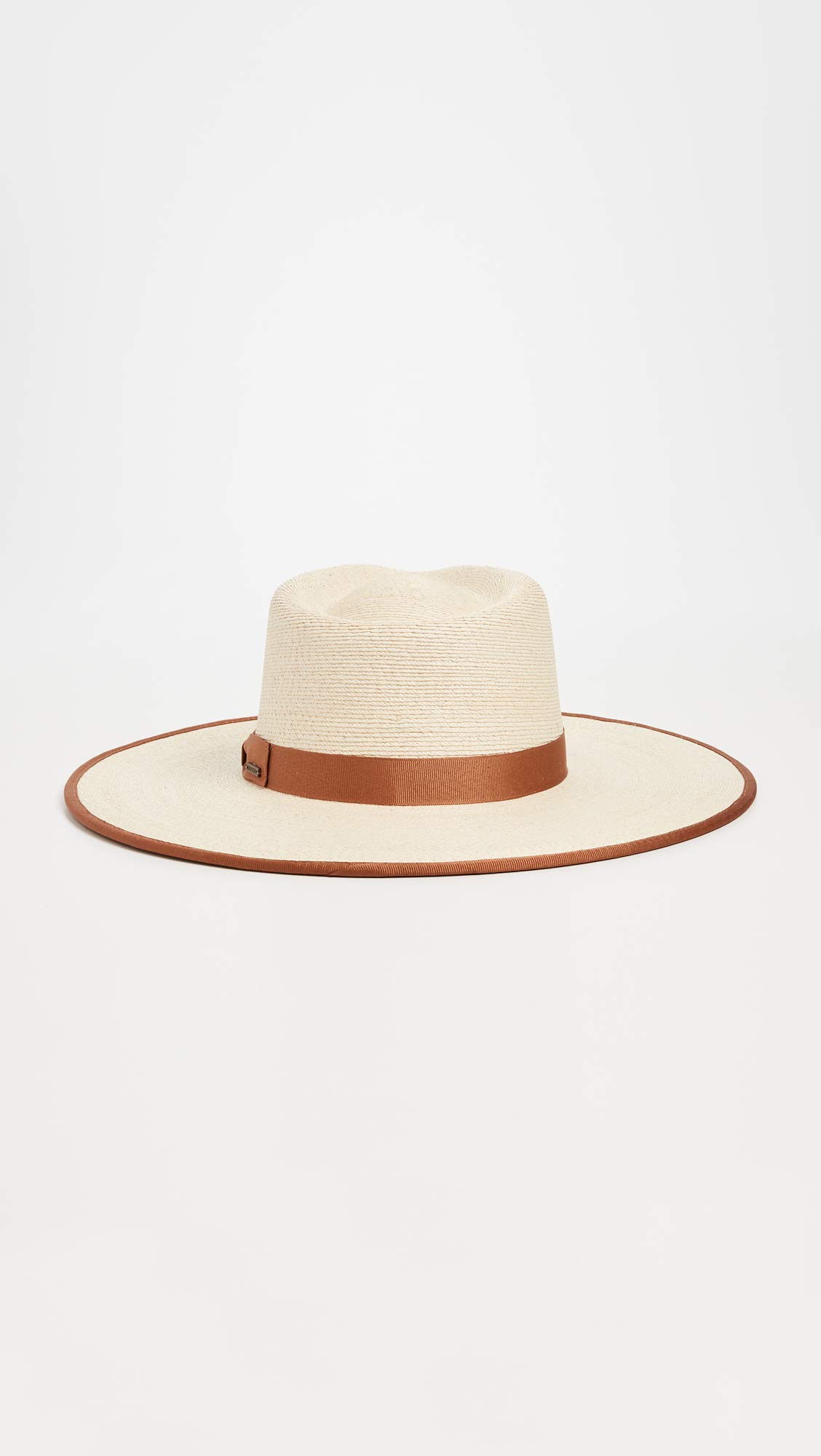 Brixton Women's Joanna Straw Rancher Hat, Natural, Tan, Small