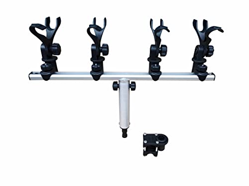 Brocraft Crappie Rod Holder for Pontoon Boat/ Pontoon Boat Rod Holder System/ Square Rail Mount Rod Holder System