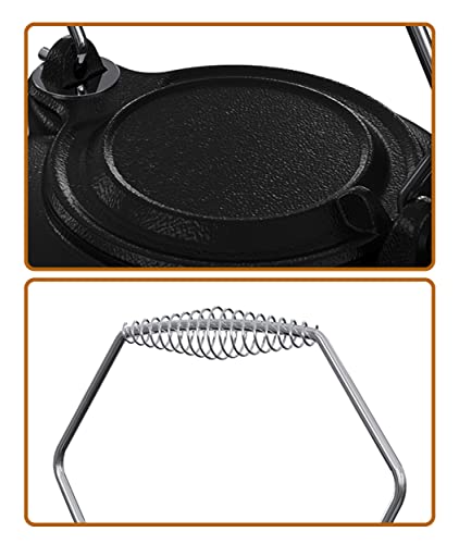 Fire Beauty Humidifying Iron Kettle,Stove Humidifier,Wood Stove Kettle,Cast Iron,Chrome handle